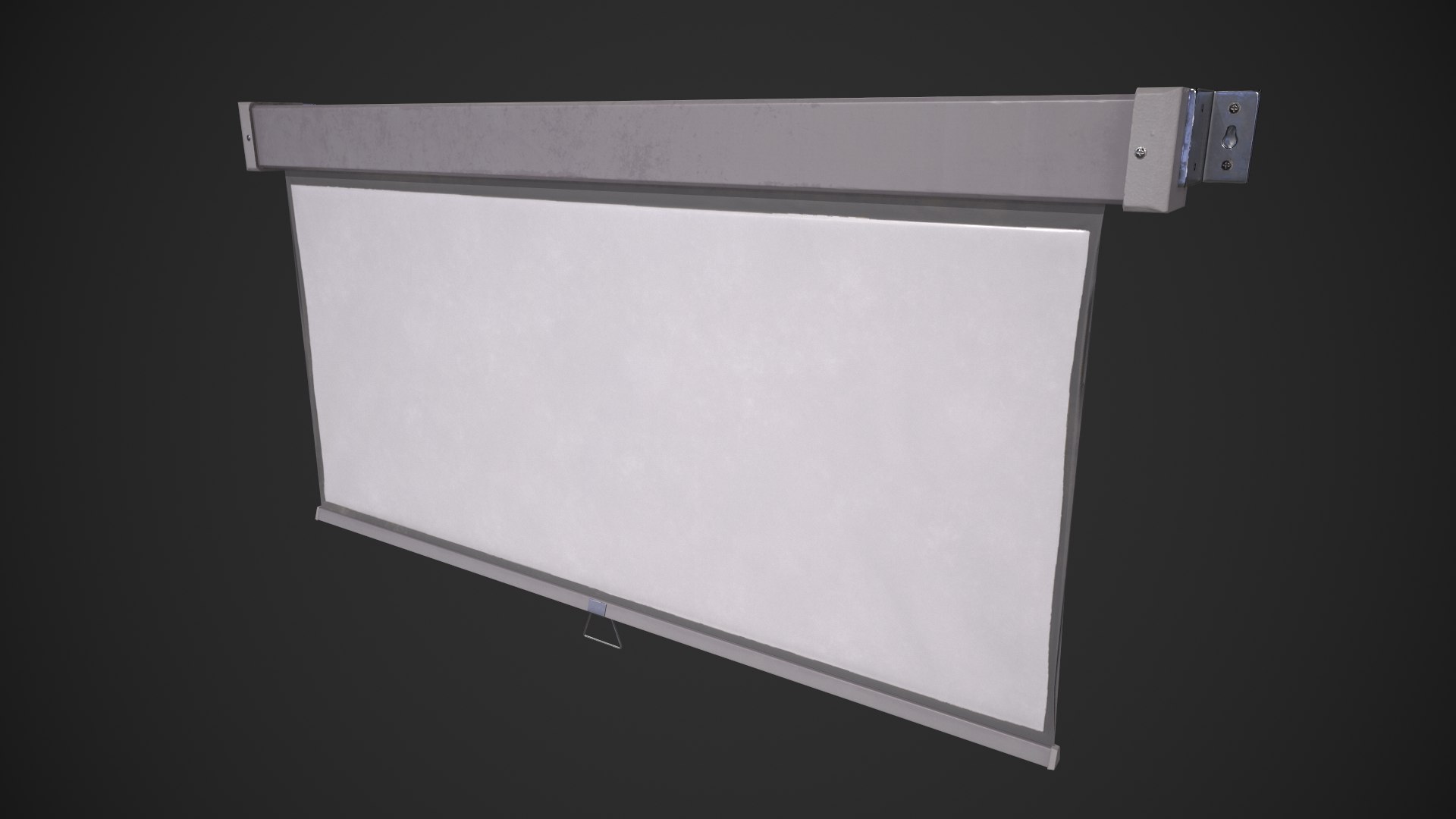 Projector Screen 3D Model - TurboSquid 1843840