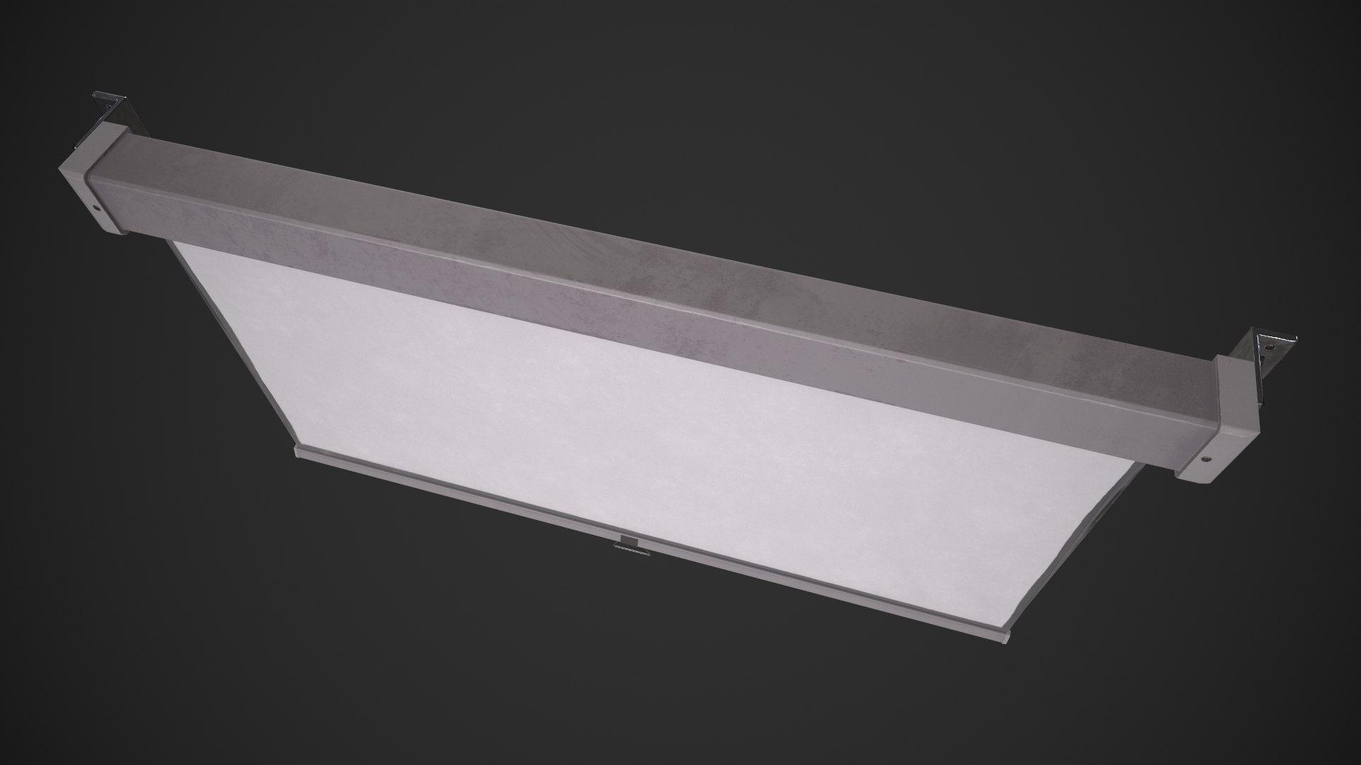 Projector Screen 3D Model - TurboSquid 1843840