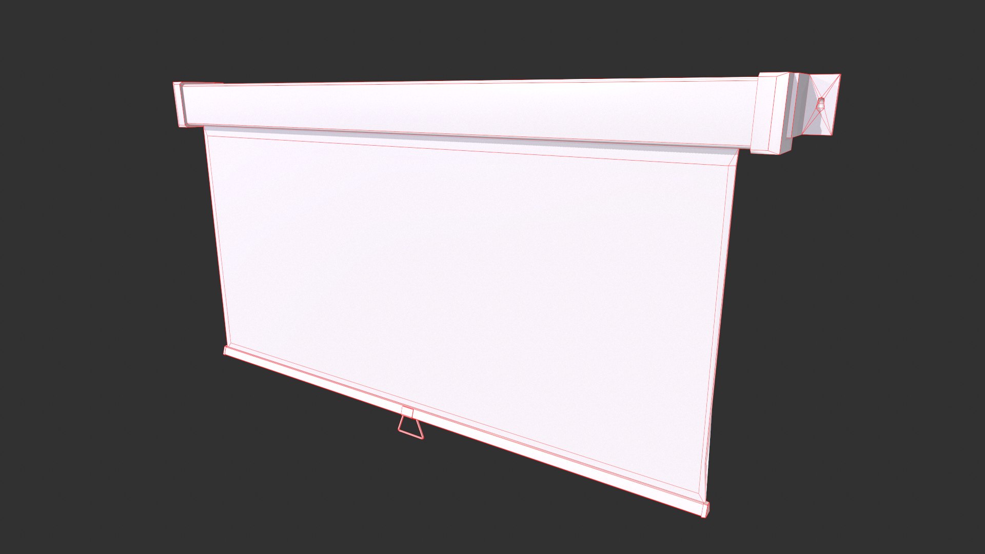 Projector Screen 3D Model - TurboSquid 1843840