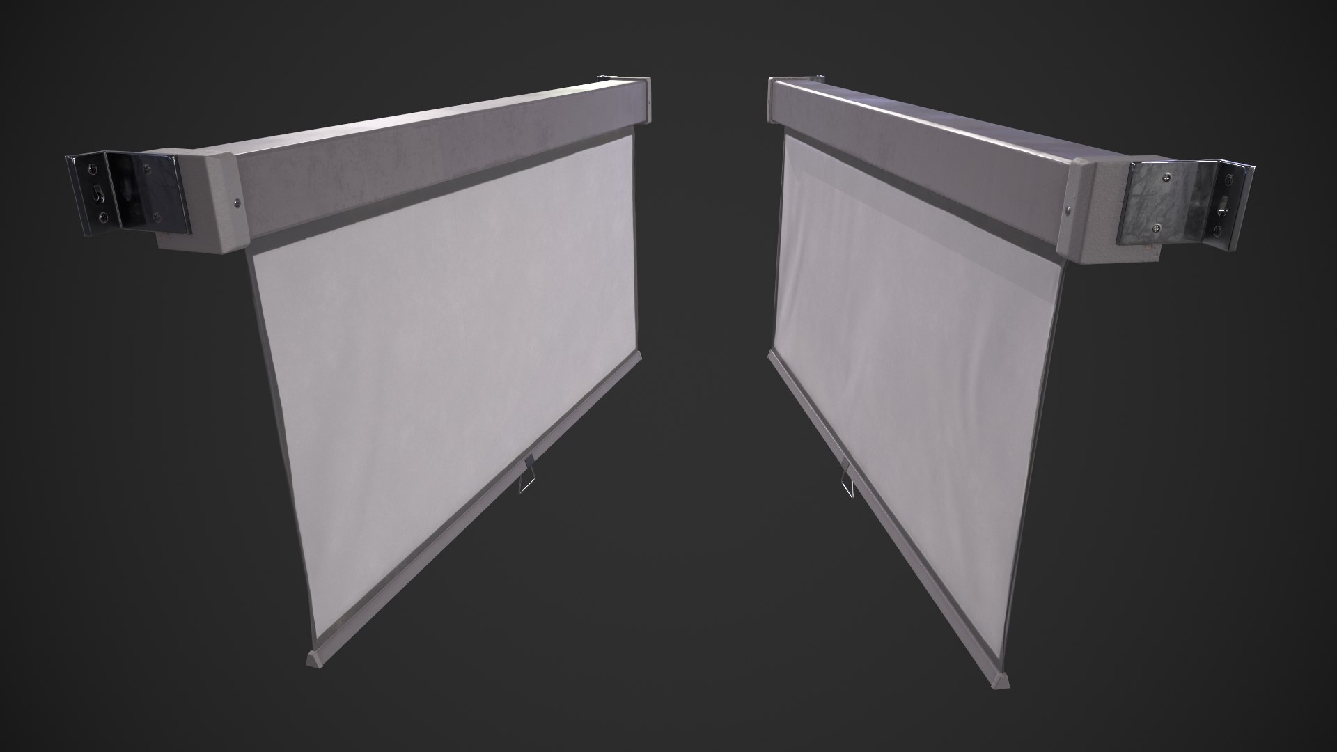 Projector Screen 3D Model - TurboSquid 1843840