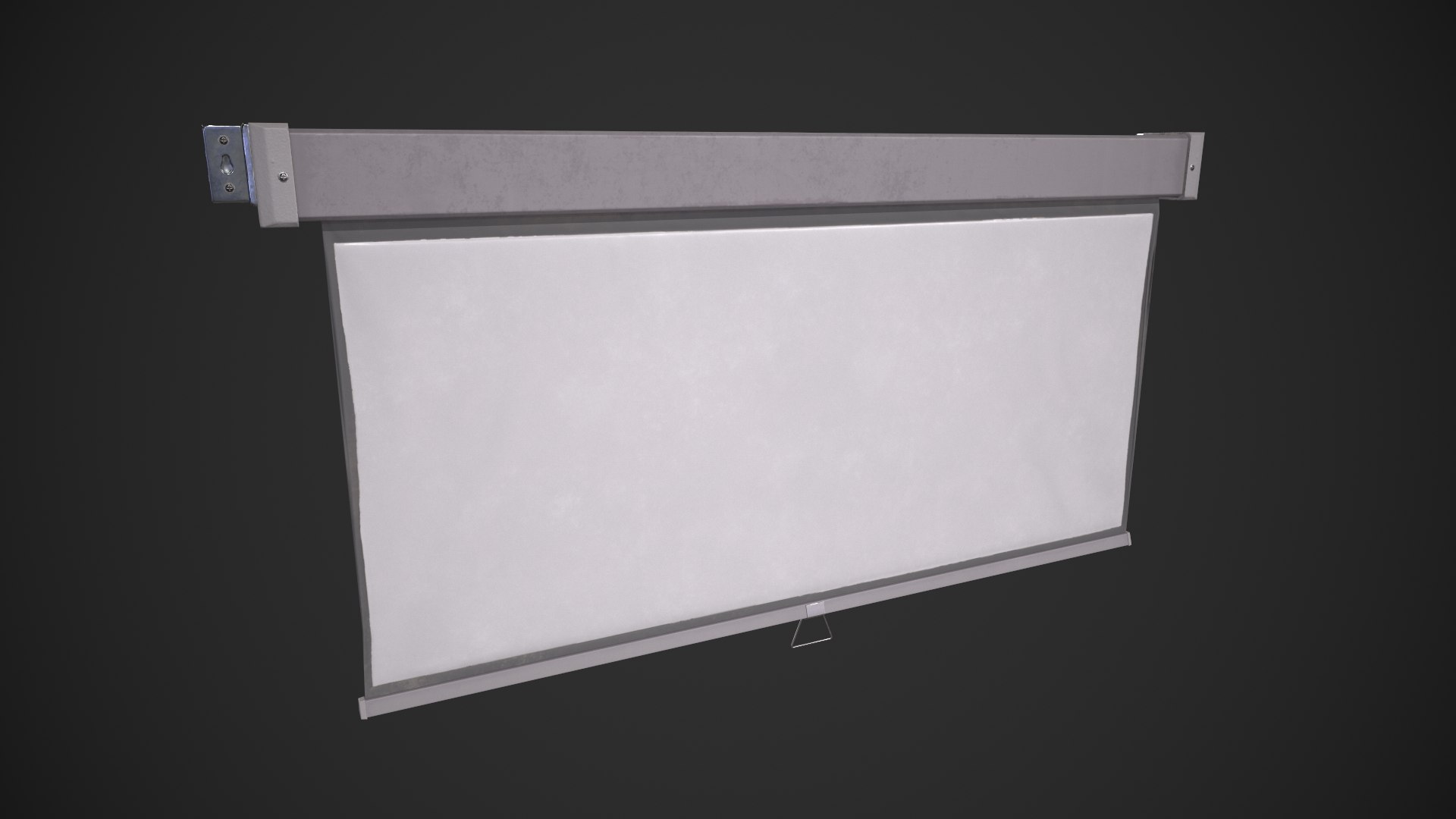 Projector Screen 3D Model - TurboSquid 1843840