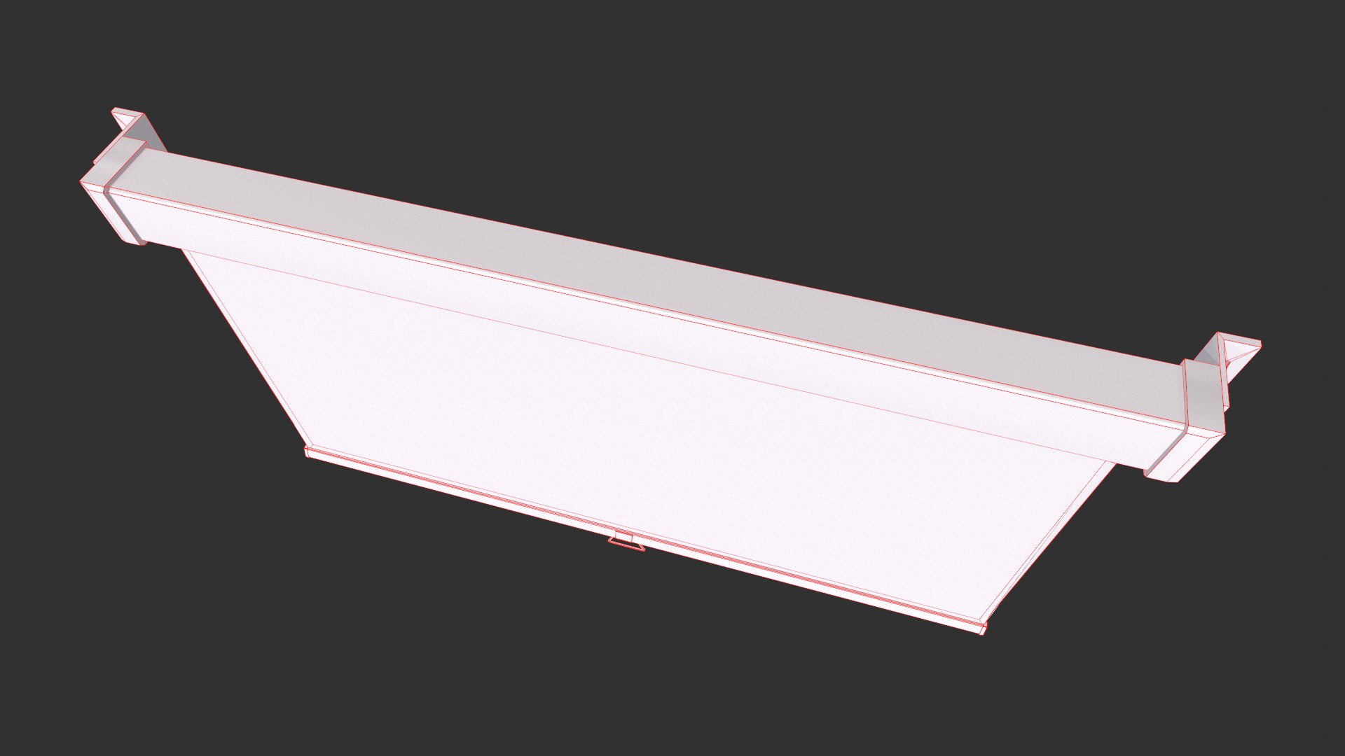 Projector Screen 3D Model - TurboSquid 1843840