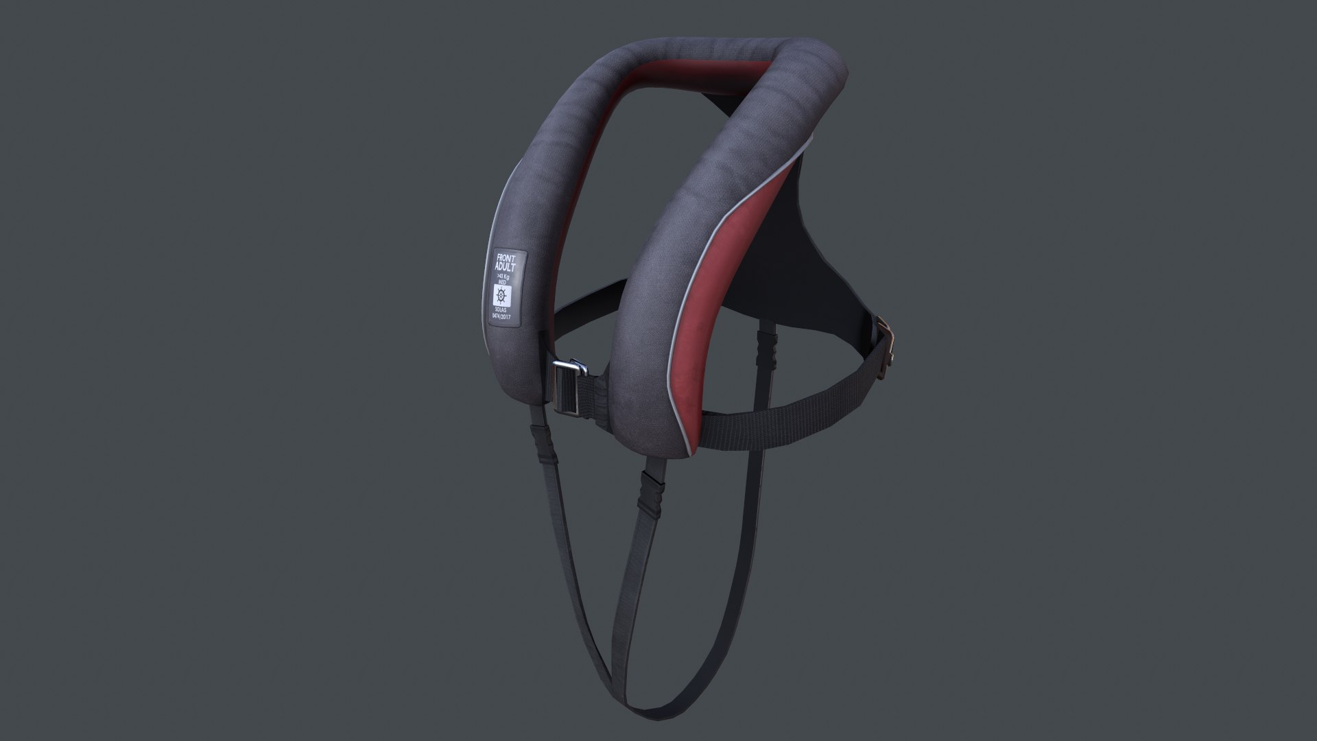 3D Model Inflatable Life Jacket SOLAS - TurboSquid 2187361