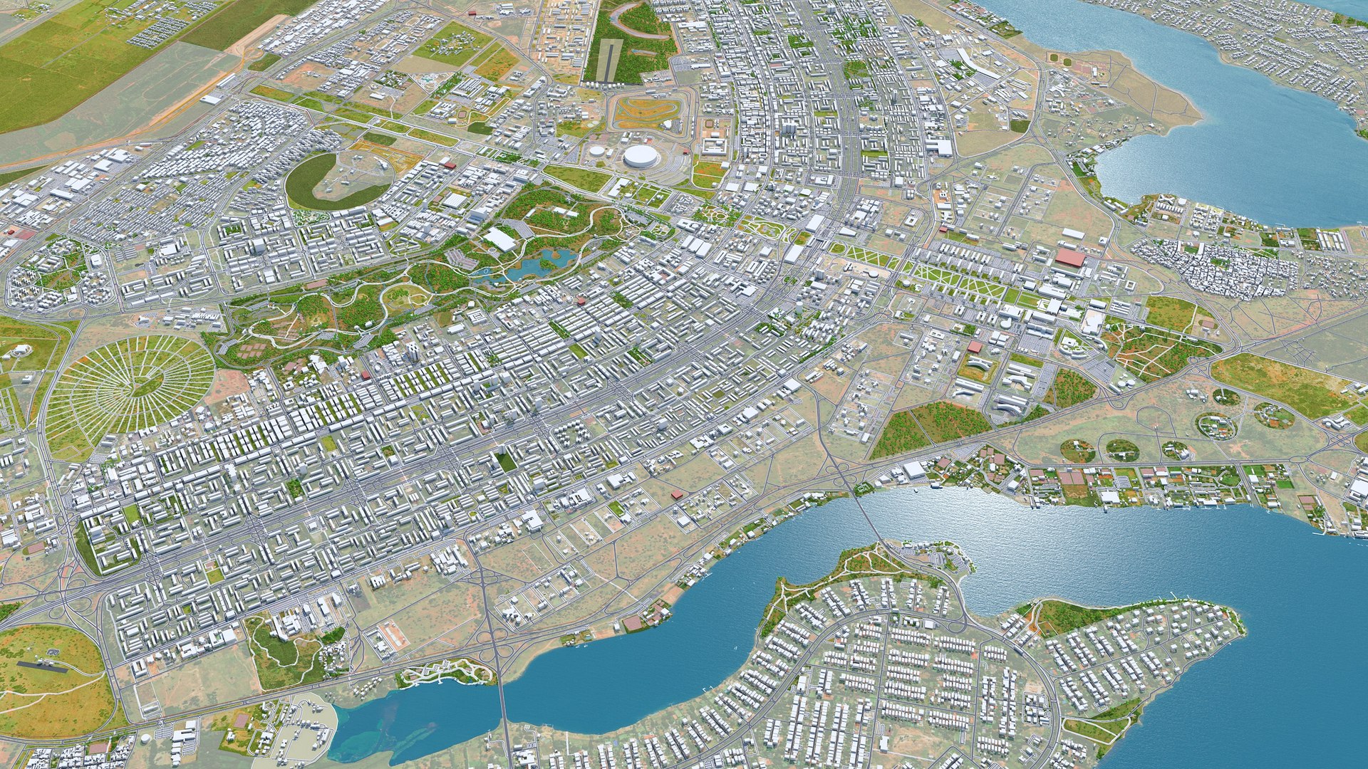 3D model Brasilia Downtown in Brazil - TurboSquid 1926136