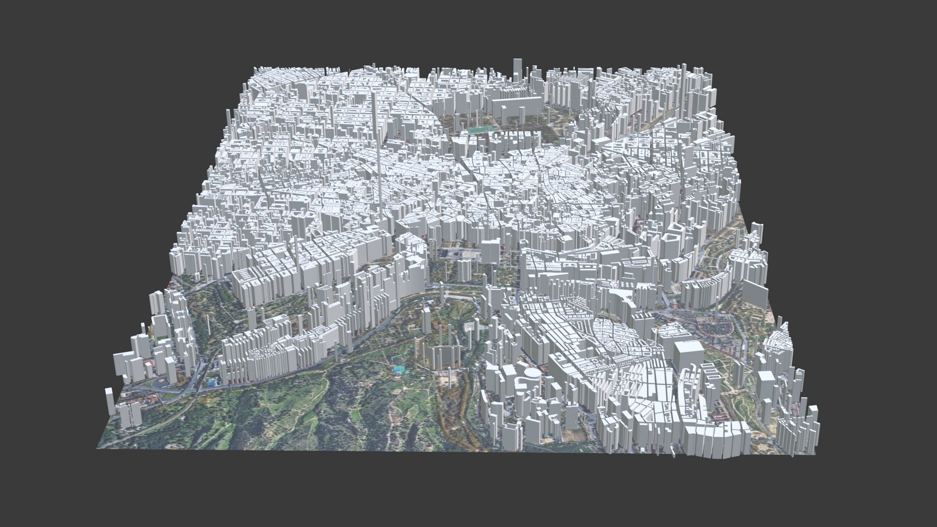 Madrid City 3D - TurboSquid 1902246