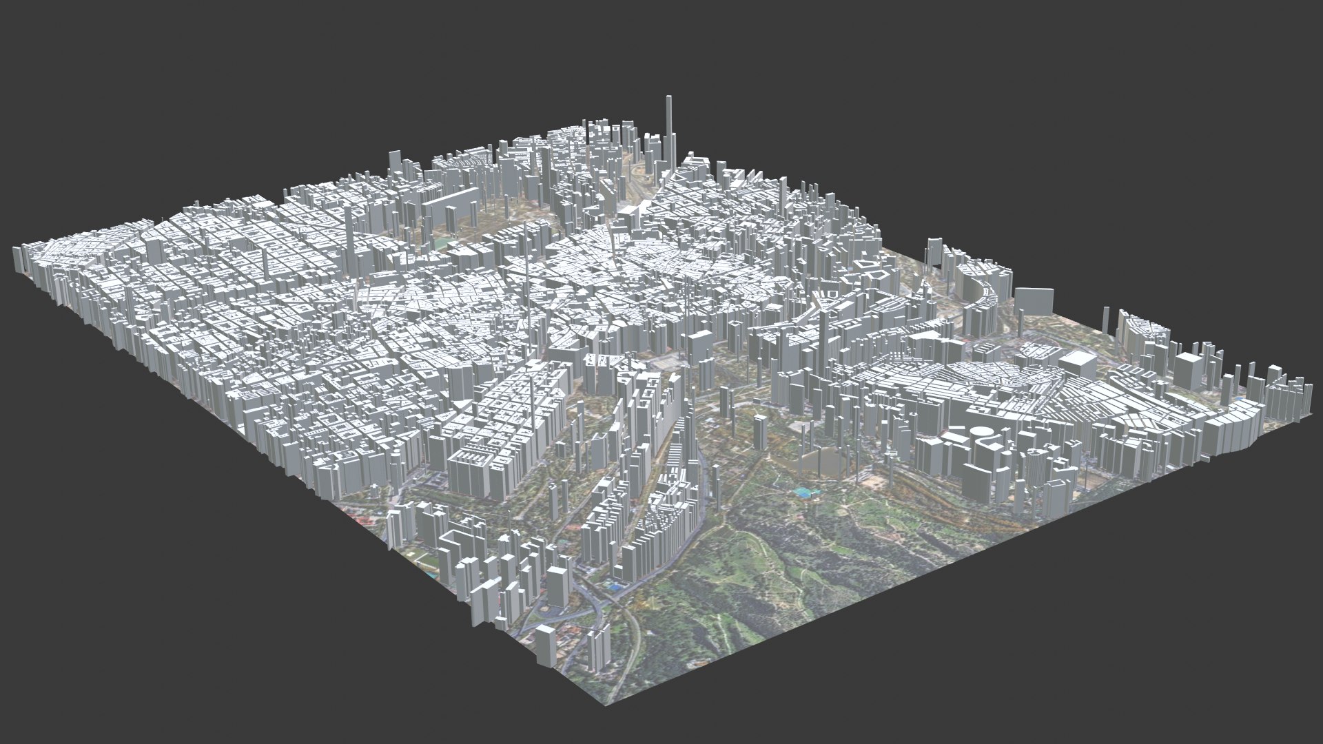 Madrid City 3D - TurboSquid 1902246