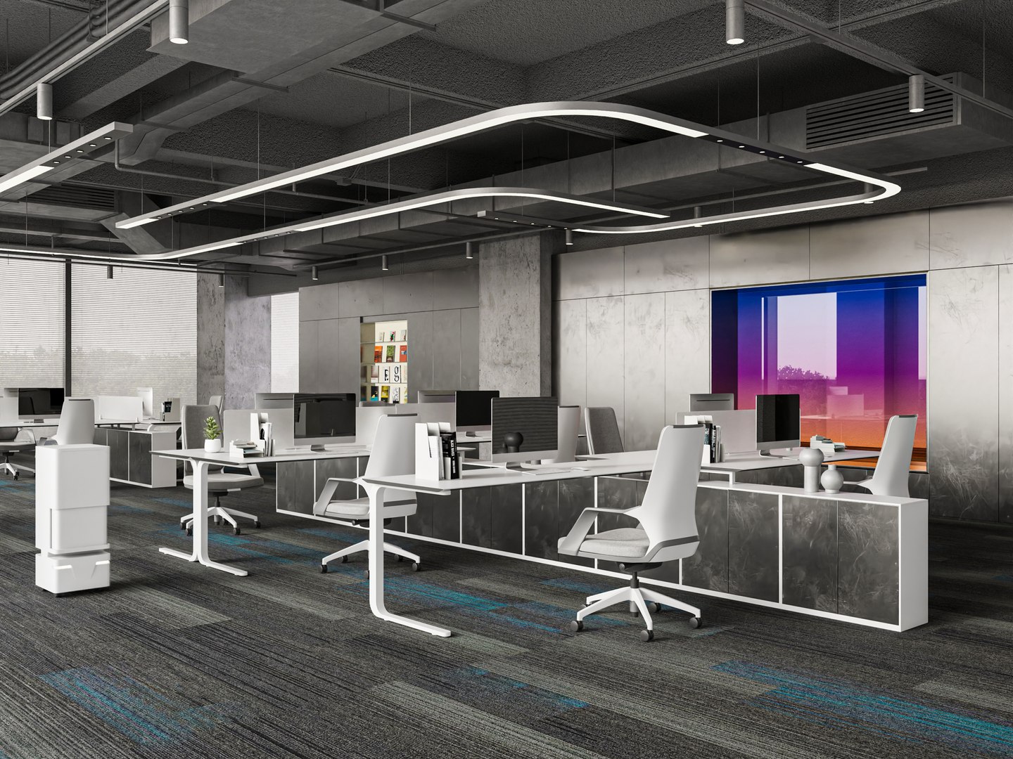 3D Interior Office Space 004 Model - TurboSquid 2218724