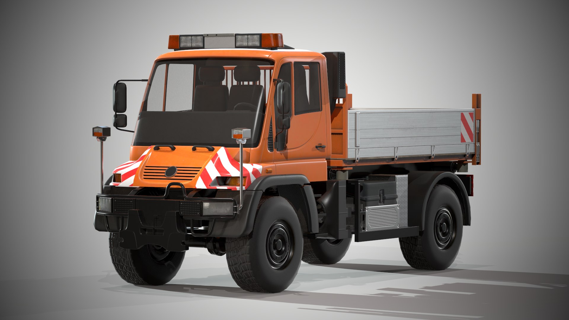 3D model dump truck unimog industrial - TurboSquid 1635689