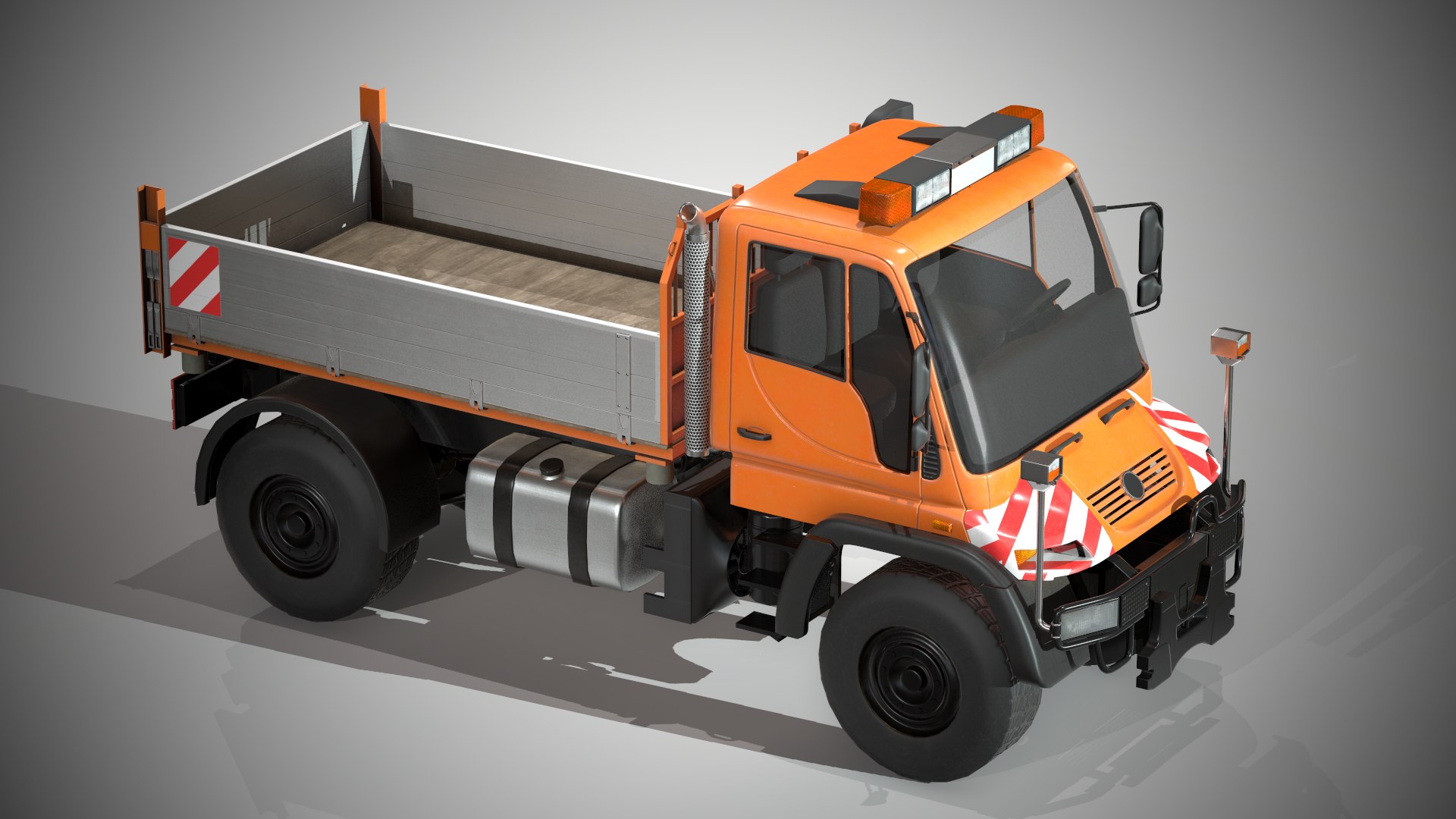 3D model dump truck unimog industrial - TurboSquid 1635689