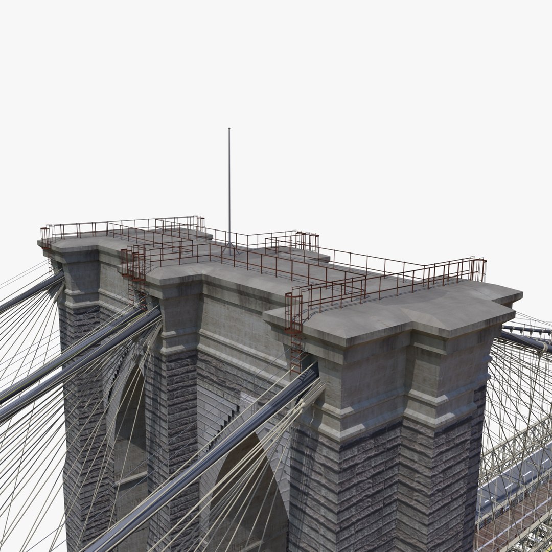 Brooklyn bridge 3D model - TurboSquid 953673
