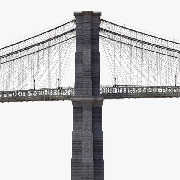 3D Blender Brooklyn Bridge NY