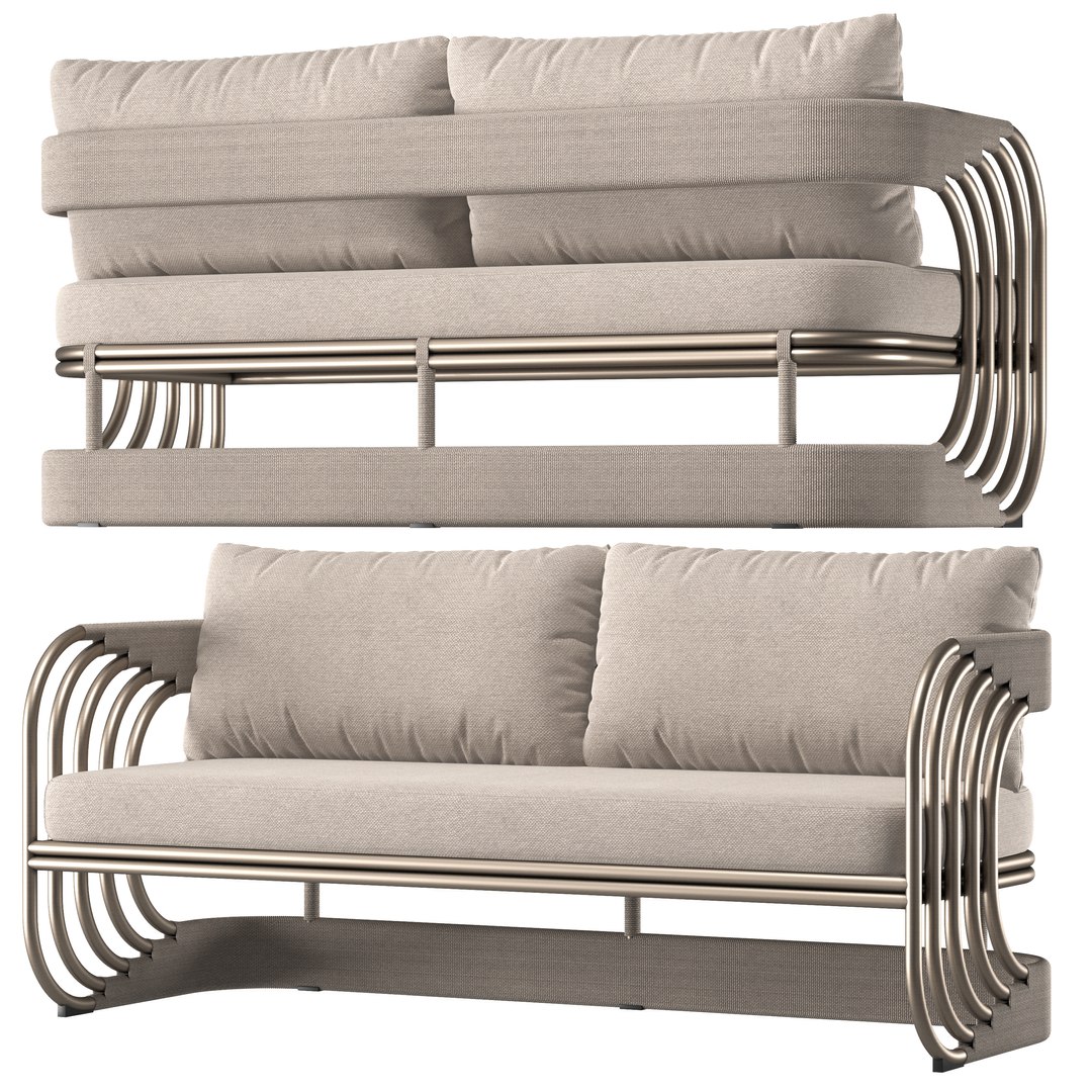 3D Sette Garden Roa Sofa Model - TurboSquid 2122867