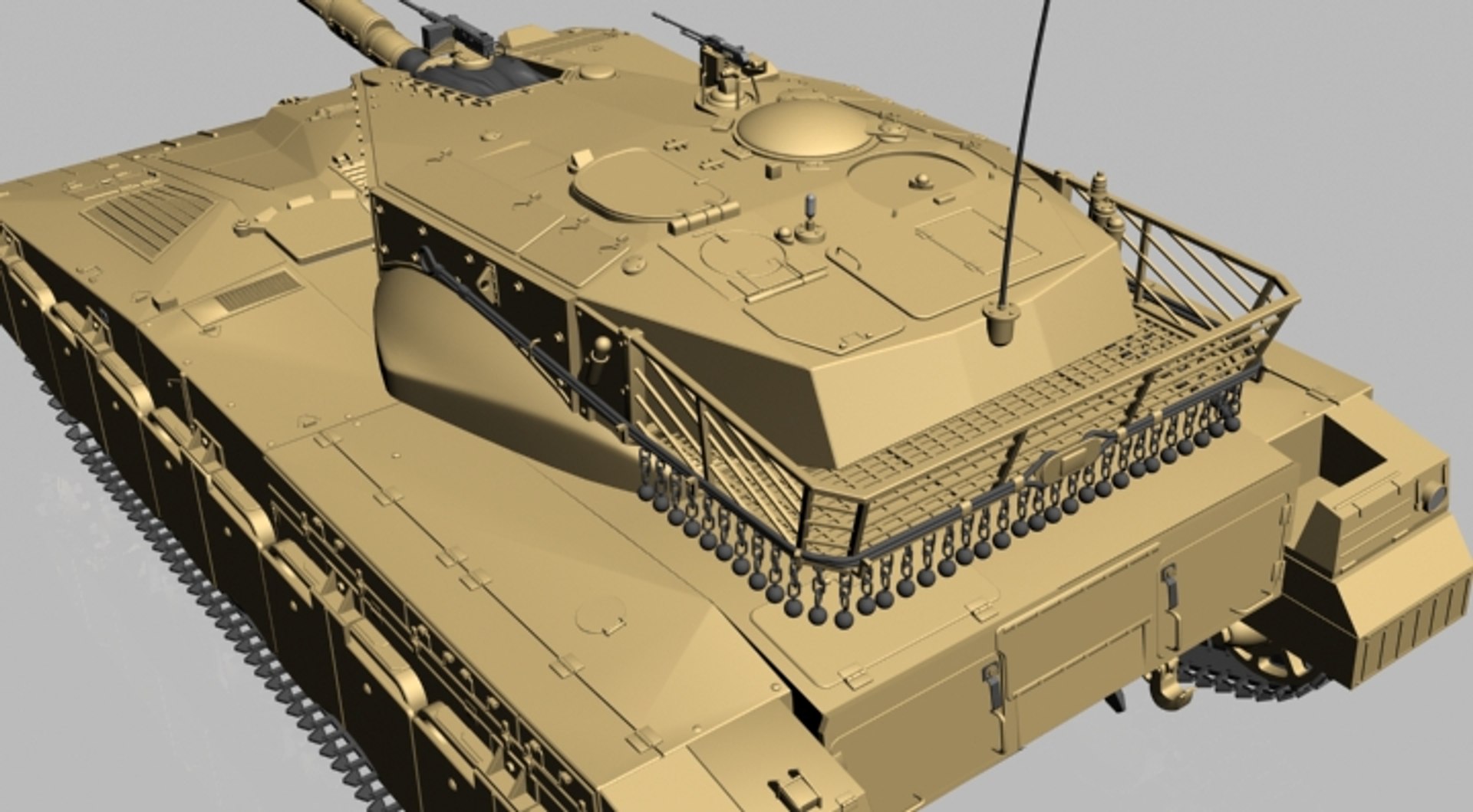 3d Model Merkava Tank