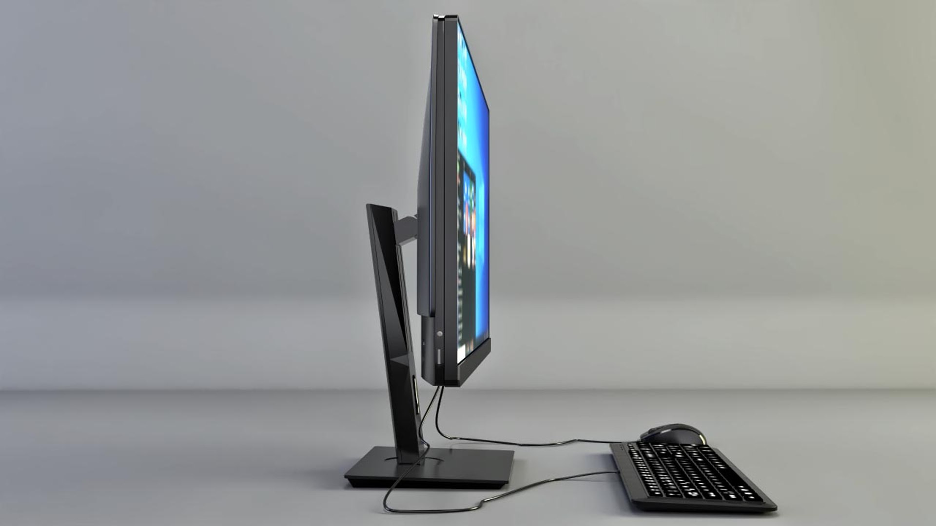 3D Computer Desktop Desk - TurboSquid 1481423