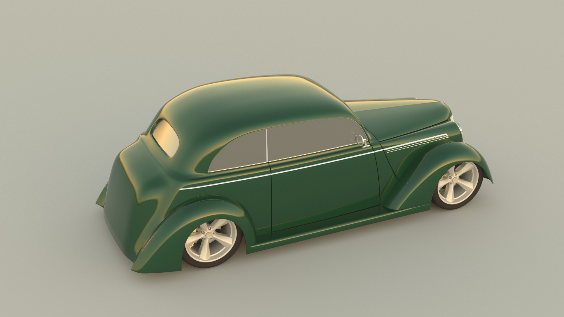 Hot Rod Classic Custom Car 3D Model - TurboSquid 1874344