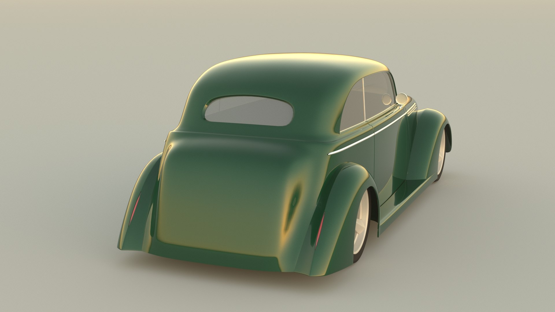 Hot Rod Classic Custom Car 3D Model - TurboSquid 1874344