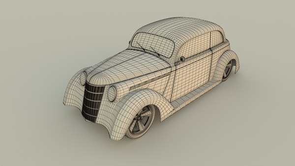 Hot Rod Classic custom car 3D model - TurboSquid 1874344