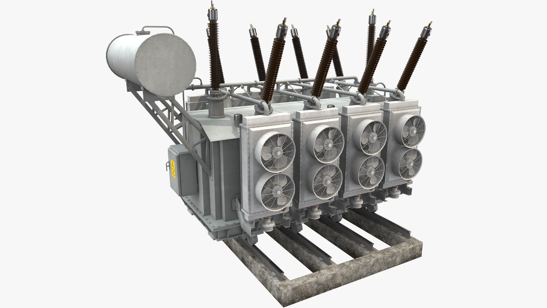 Power transformer 3D model - TurboSquid 1153154