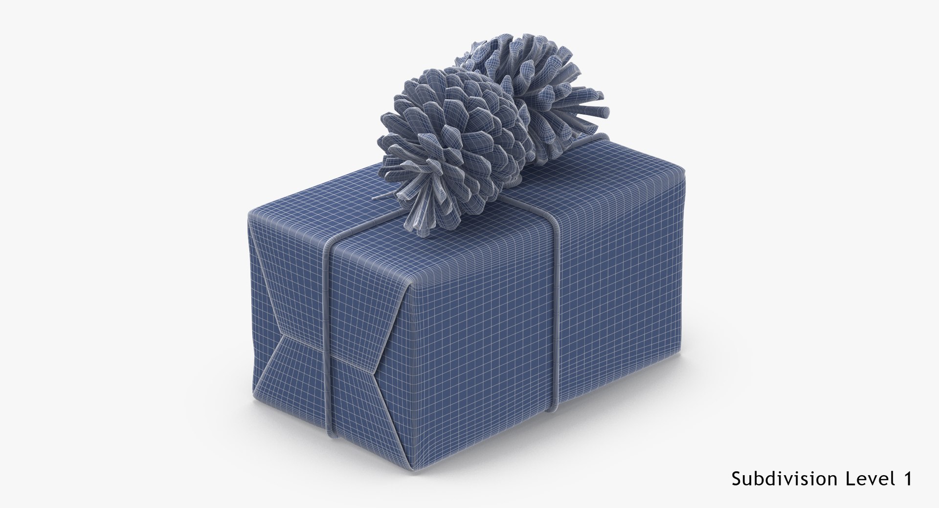 3D Wrapped Christmas Gift 01 - TurboSquid 1223288