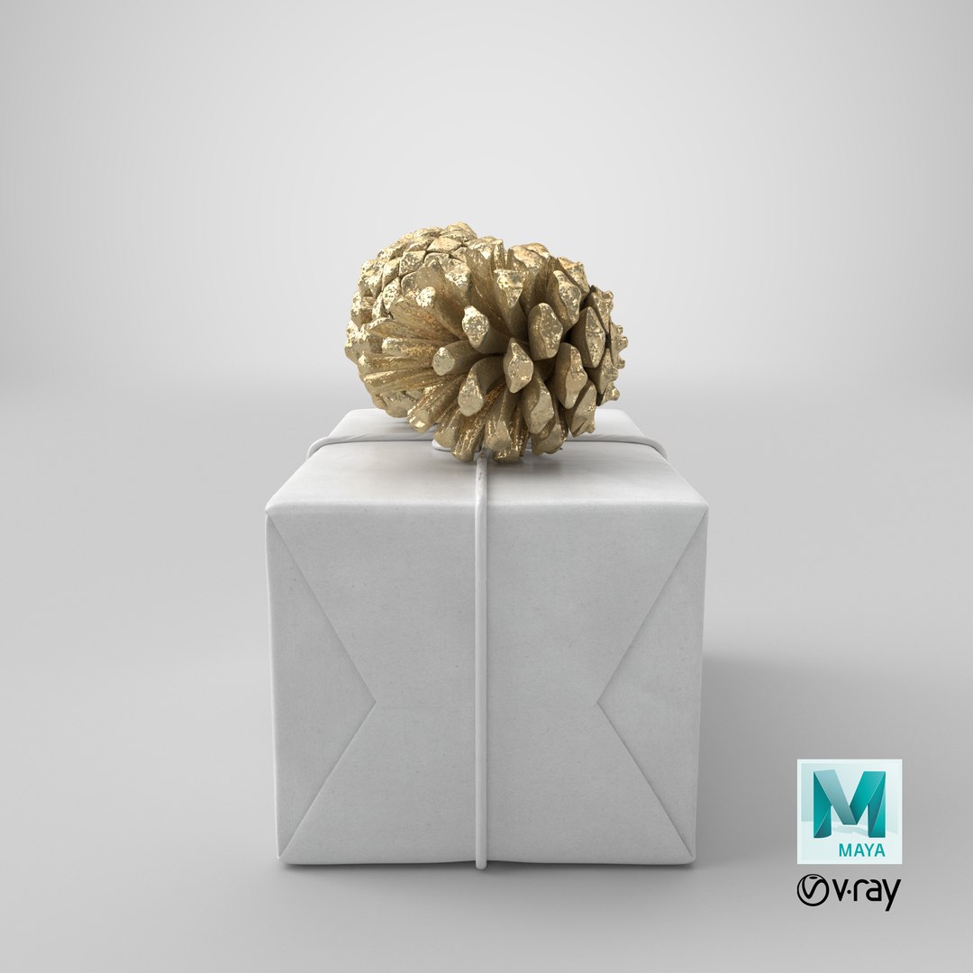 3D wrapped christmas gift 01 - TurboSquid 1223288