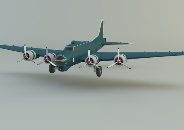 Boeing B-17 Flying Fortress 3D Models for Download | TurboSquid