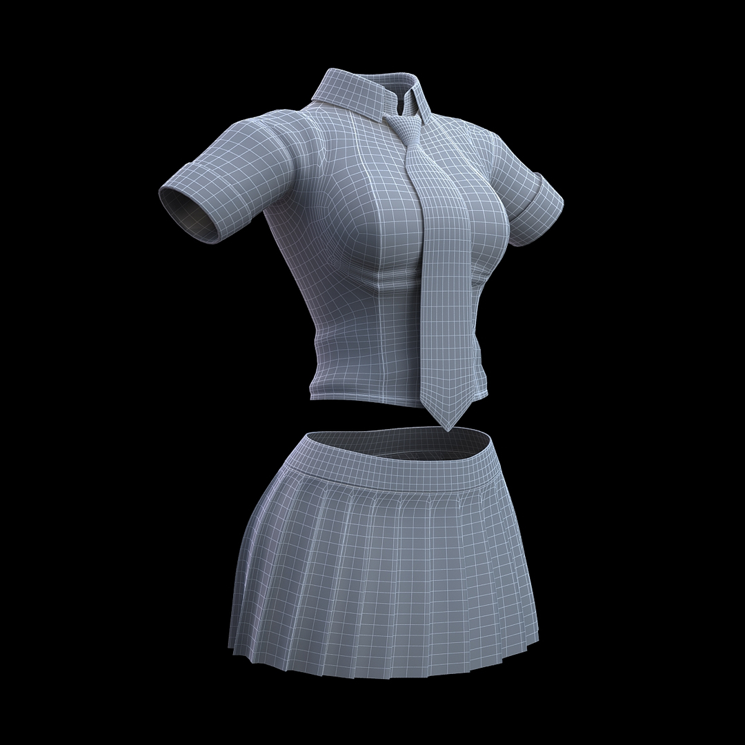3d model dress