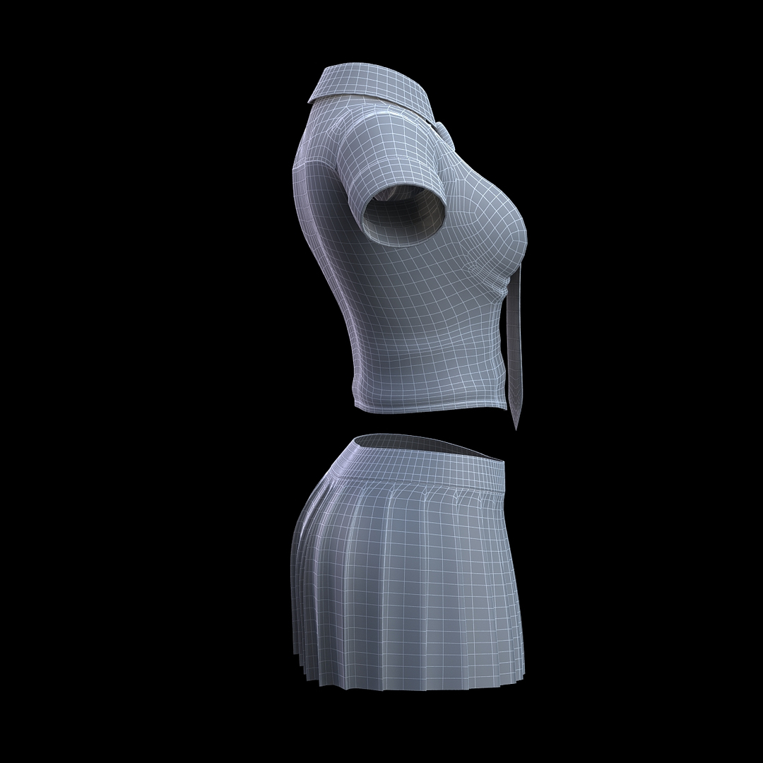 3d model dress