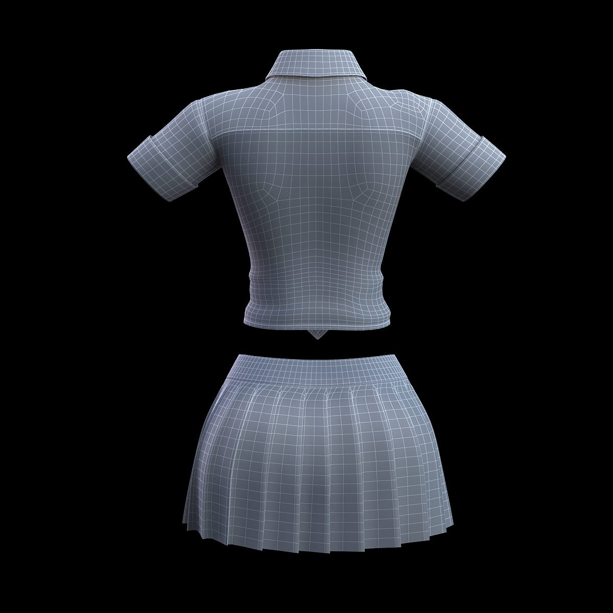 3d model dress