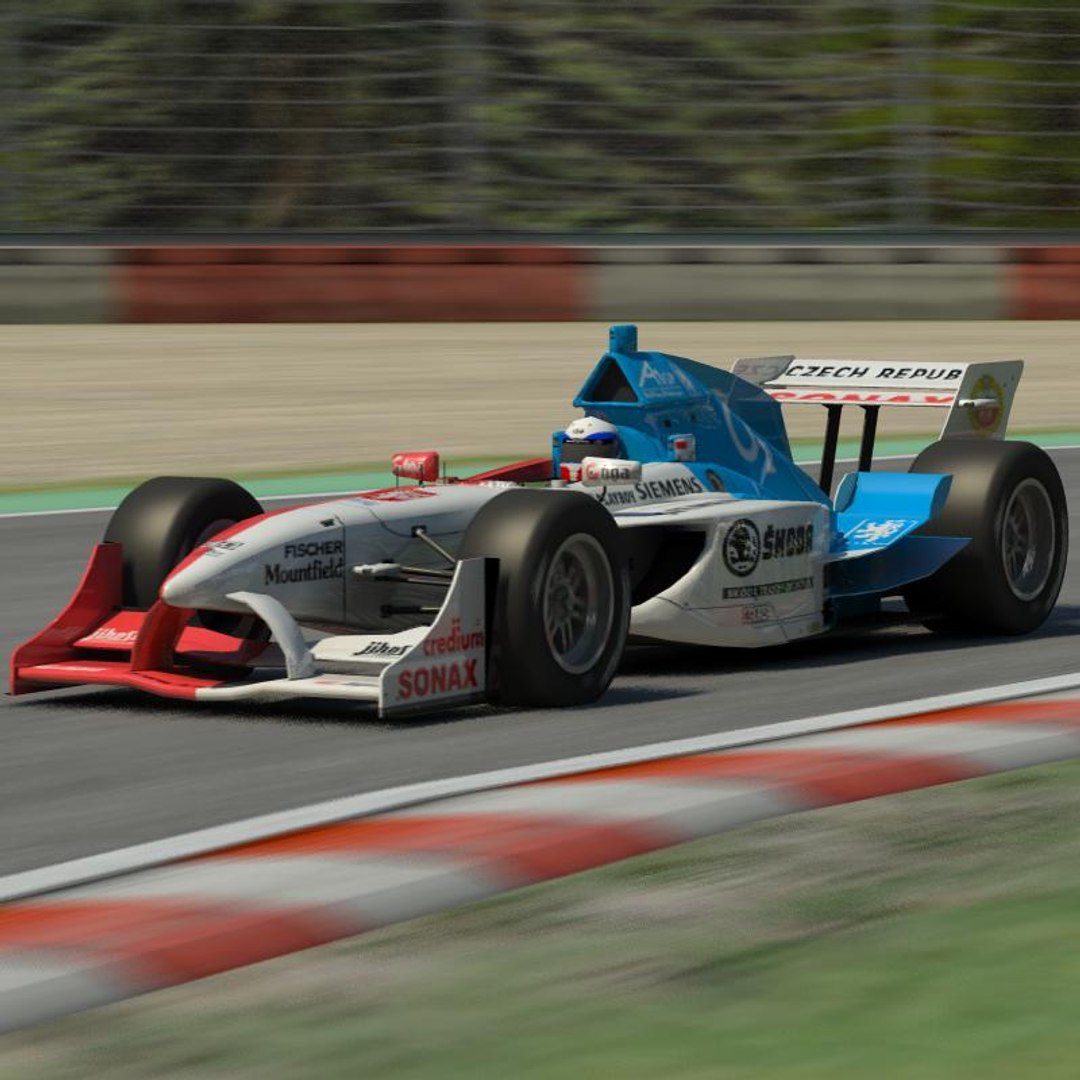 a1gp car racing 3d max