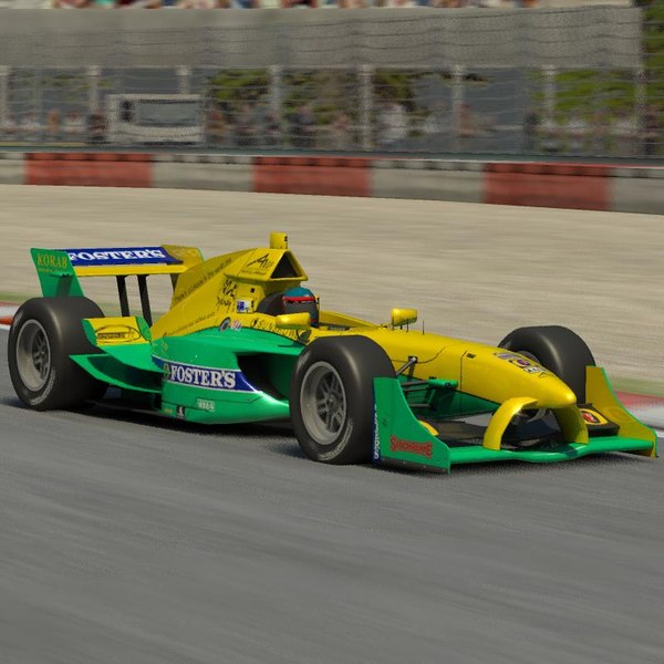 a1gp car racing 3d max