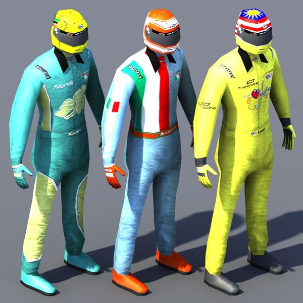 a1gp car racing 3d max