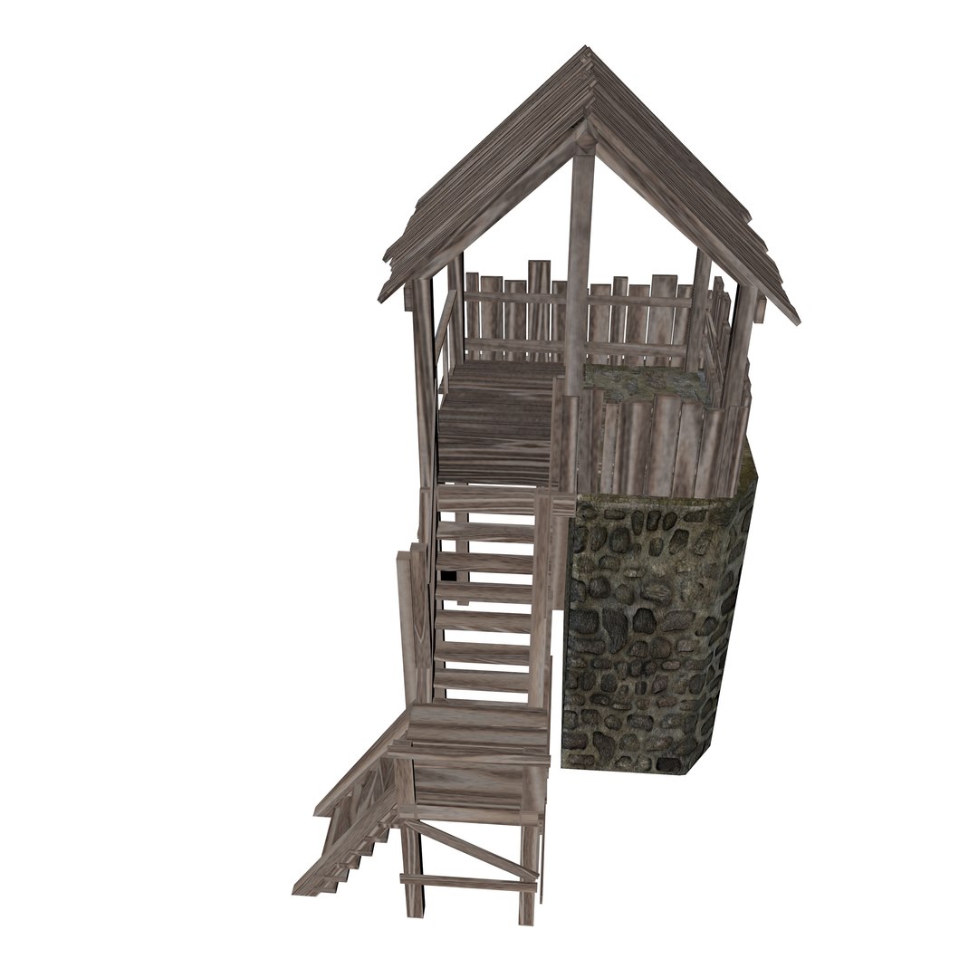 3D Watch Tower - TurboSquid 1236685