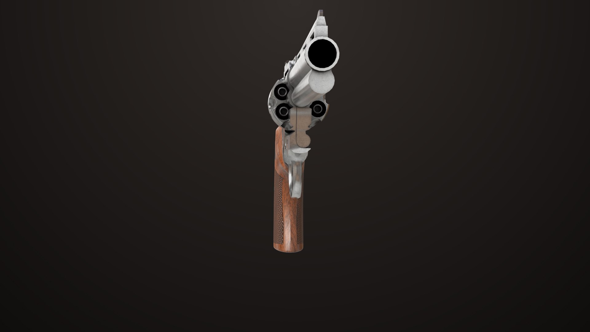 3D Revolver 05 Silver Colt Python All PBR Unity UE Textures model ...