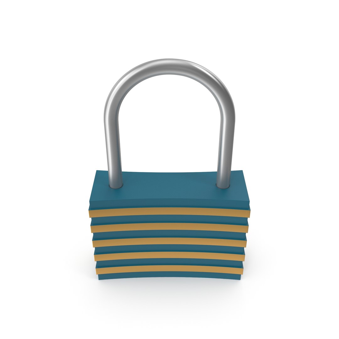 Lock sliding Bolt 3D model - TurboSquid 2163921