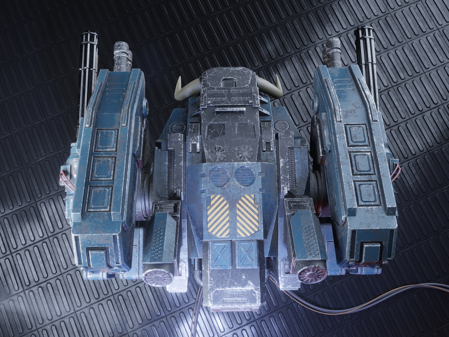 Realistic Mech in military style 3D model - TurboSquid 2153163