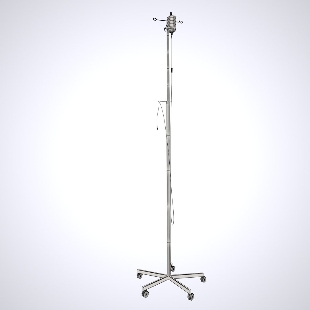 3d Model Intravenous Line Iv