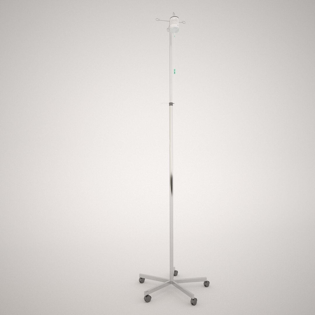 3d Model Intravenous Line Iv