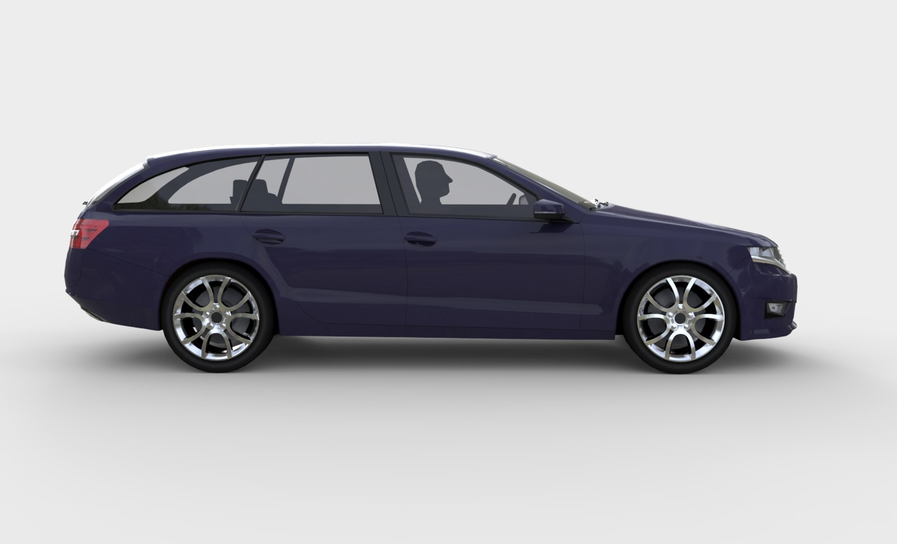 Generic Station Wagon Spectrum 3d Max