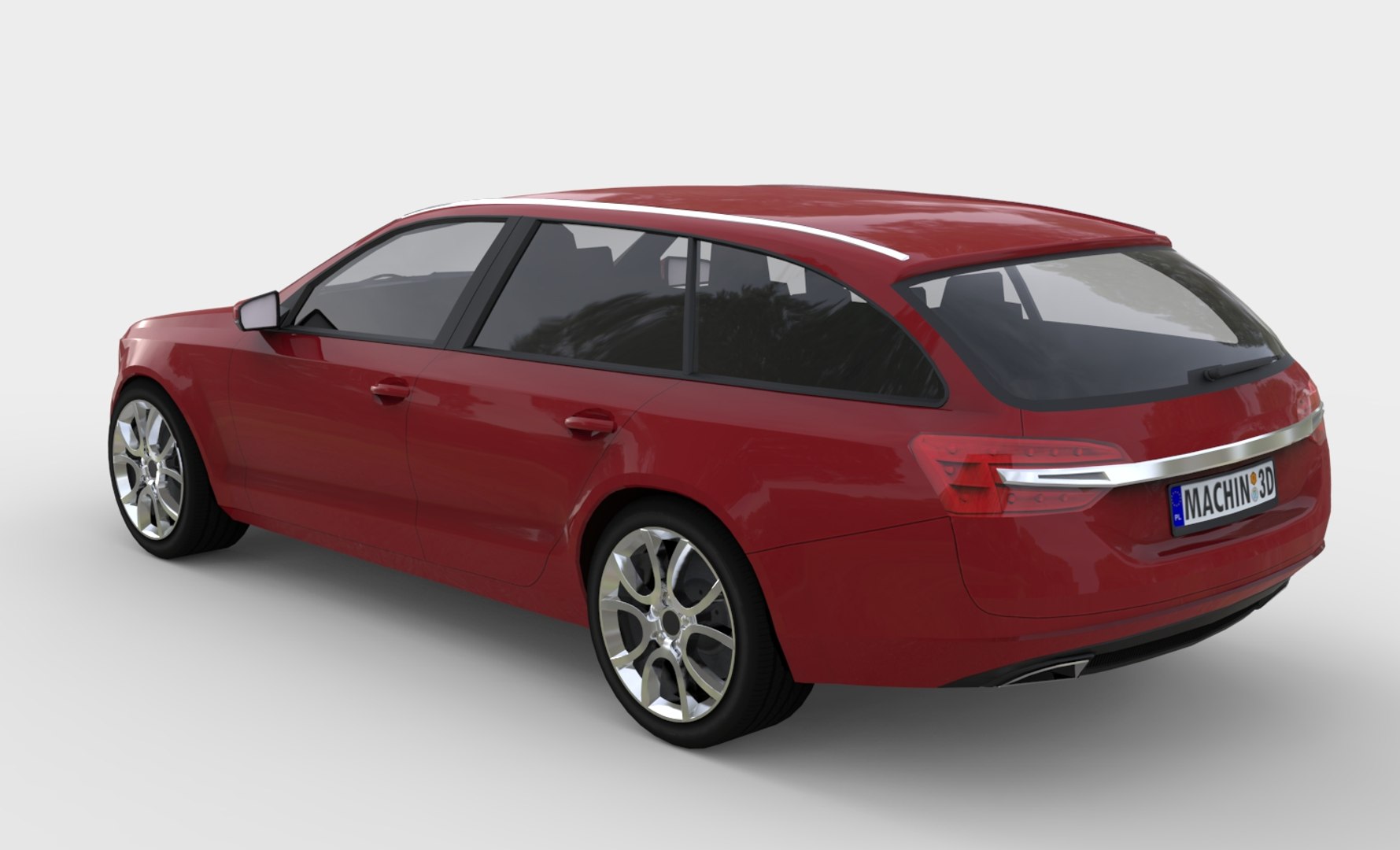 Generic Station Wagon Spectrum 3d Max