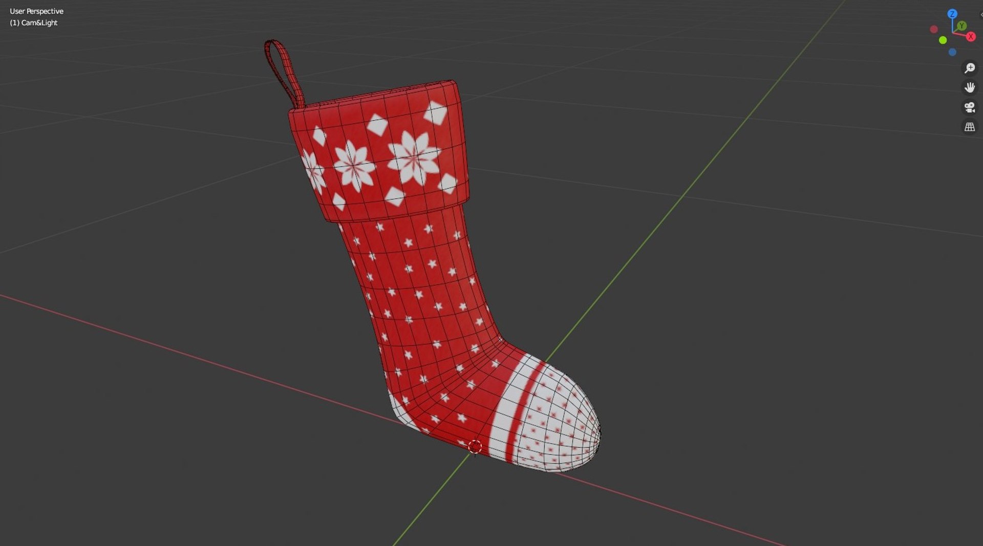 Christmas sock 3D model - TurboSquid 1662637