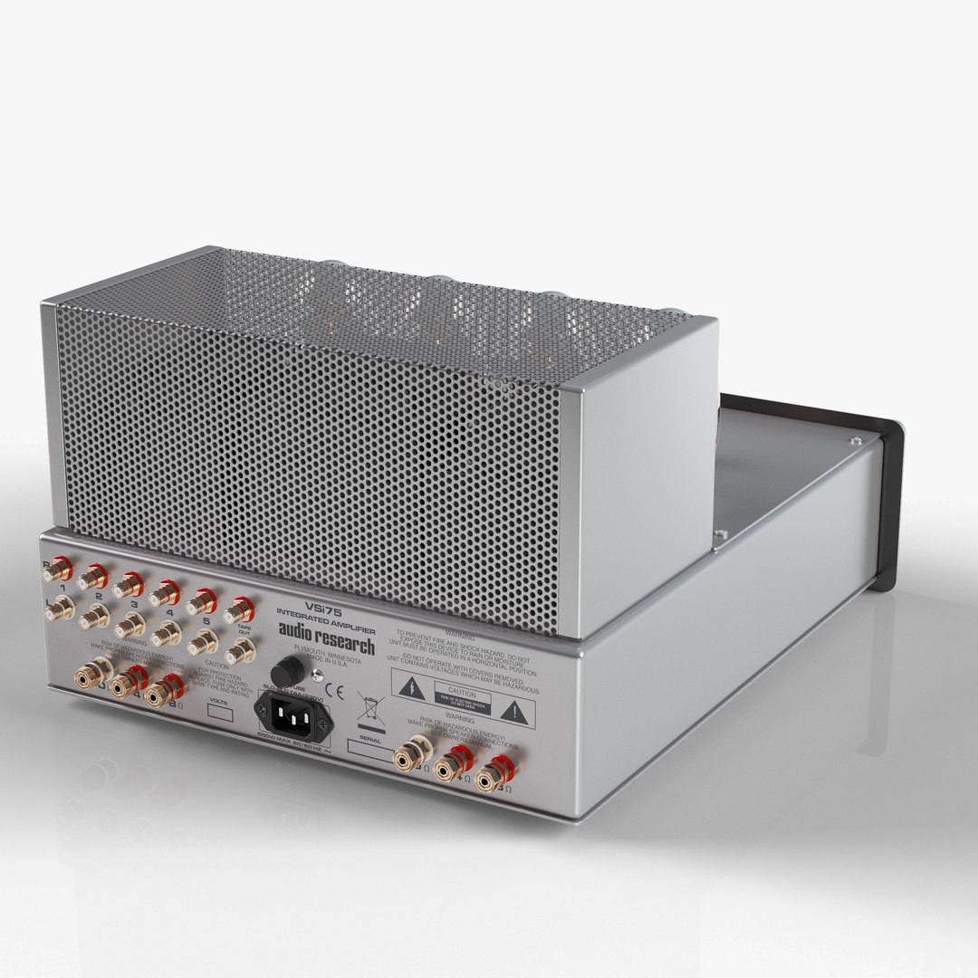 3D Model Audio Research VSi75 In Black - TurboSquid 2007872