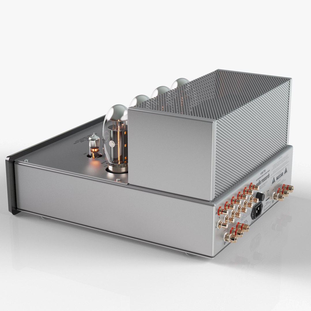 3D Model Audio Research VSi75 In Black - TurboSquid 2007872