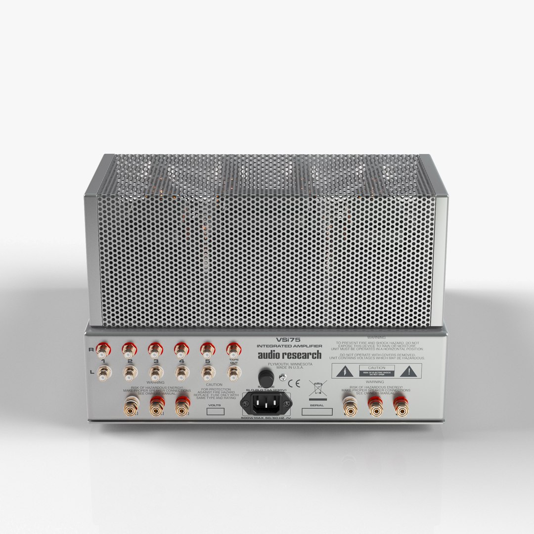 3D Model Audio Research VSi75 In Black - TurboSquid 2007872