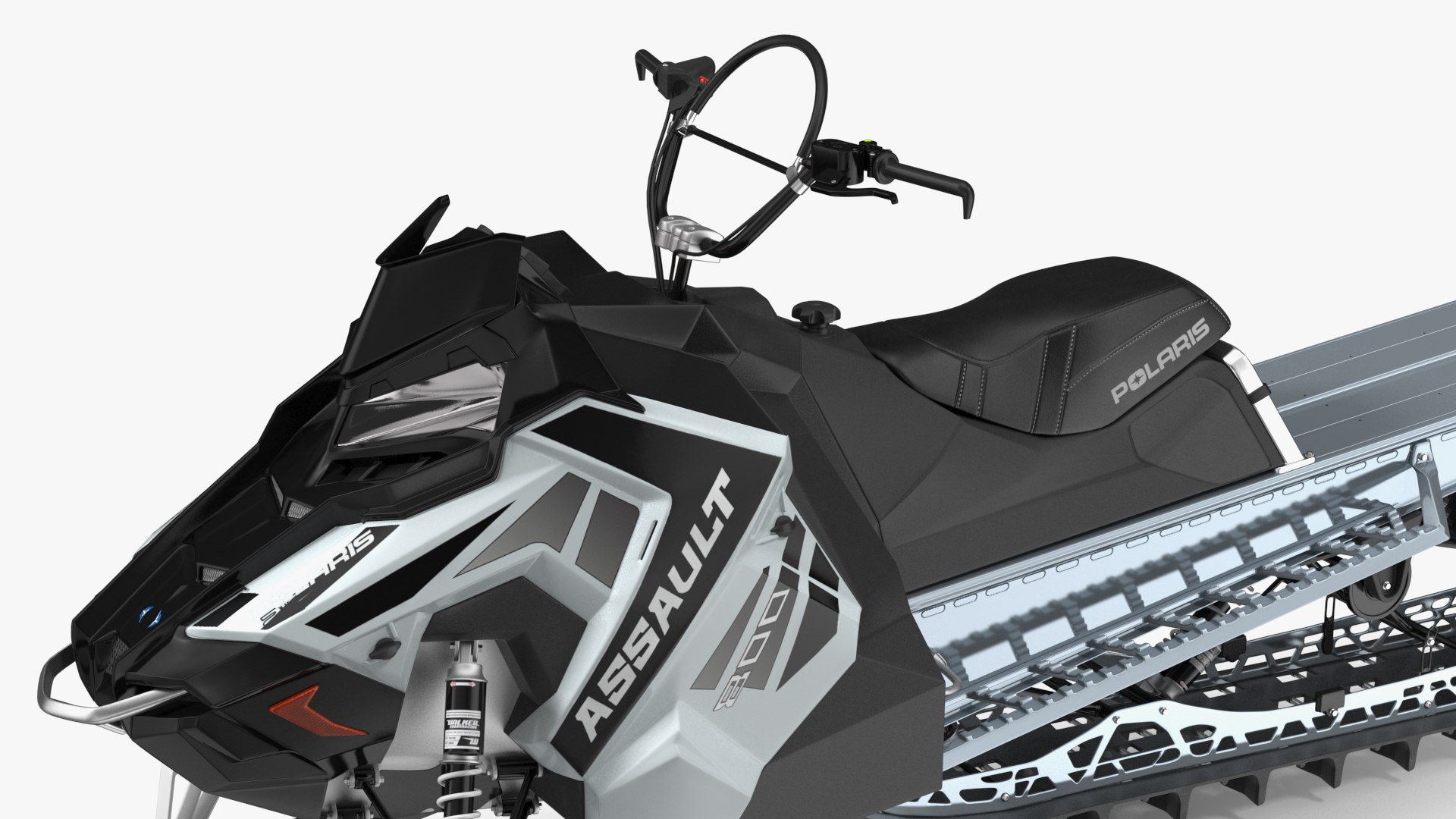 Sled Polaris Black Rigged 3D - TurboSquid 2058081