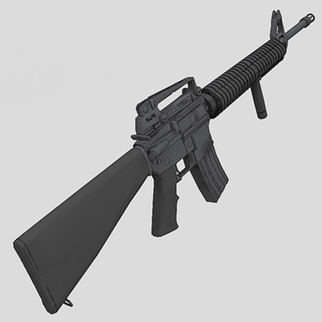 M16a4 Rifle M16 3d Model