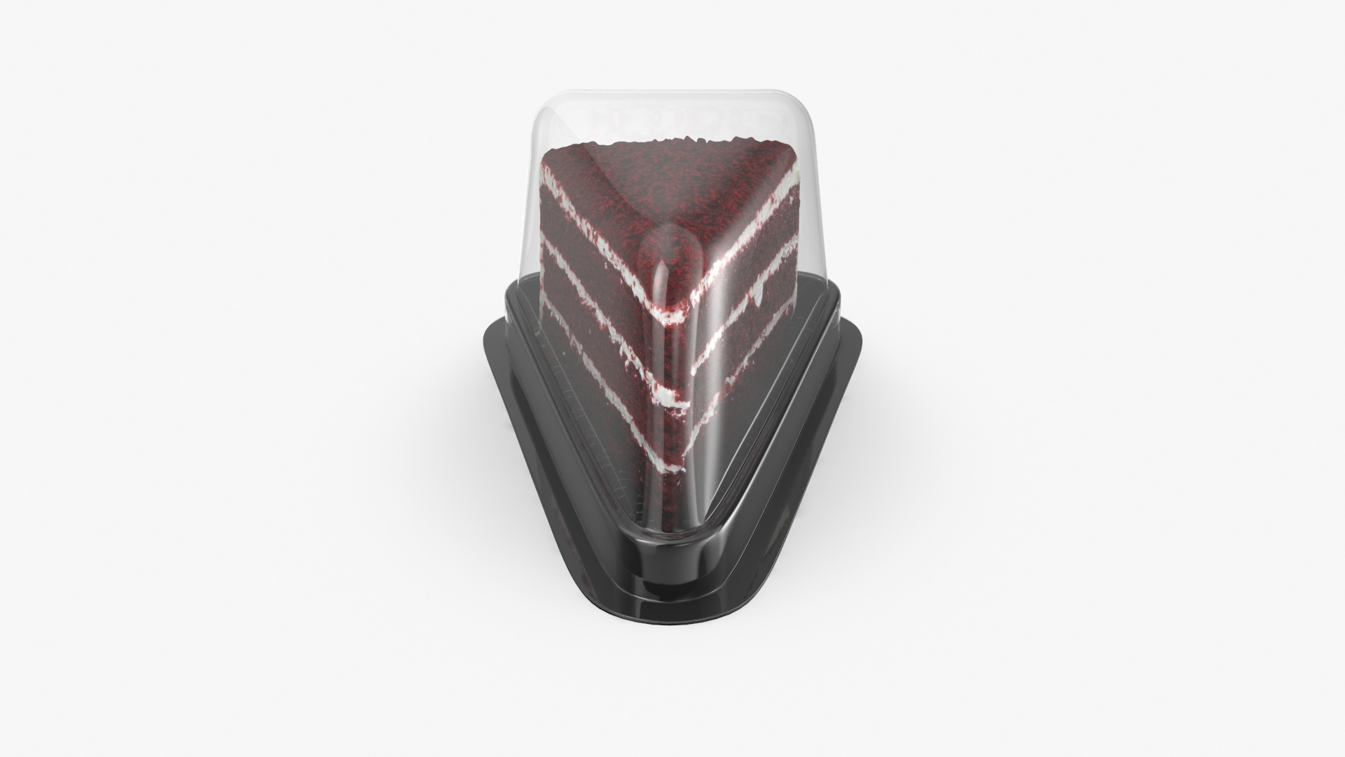 Red Velvet Cake Triangle Box 3D Model - TurboSquid 2195669