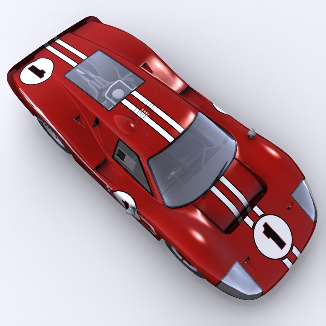 3d Mk Iv Gt40 1967 Model
