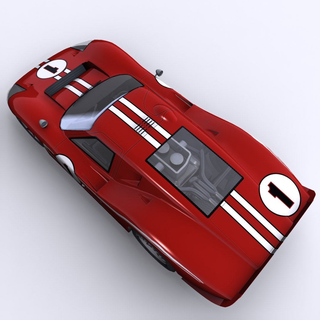 3d Mk Iv Gt40 1967 Model