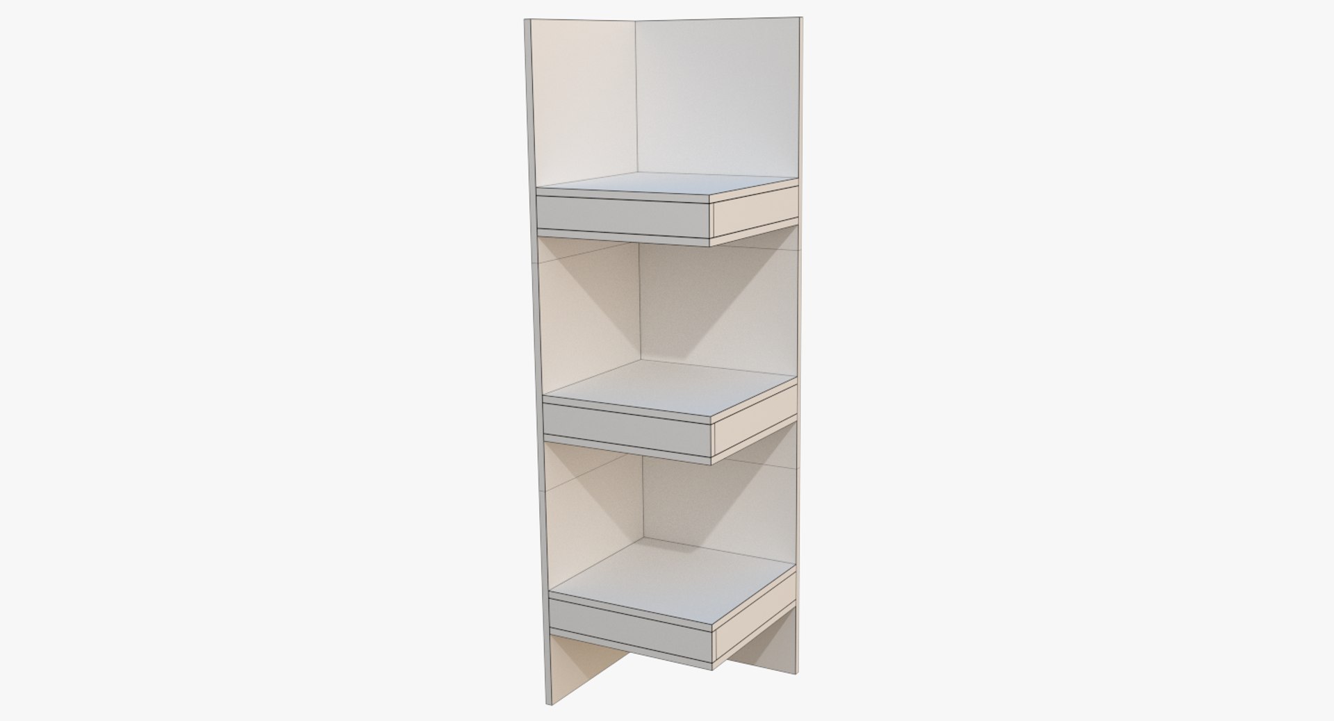shelf blender 3d model