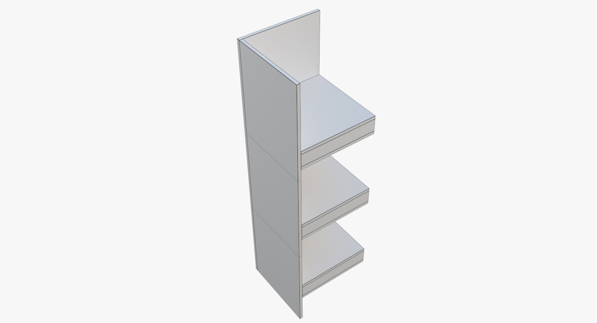 shelf blender 3d model